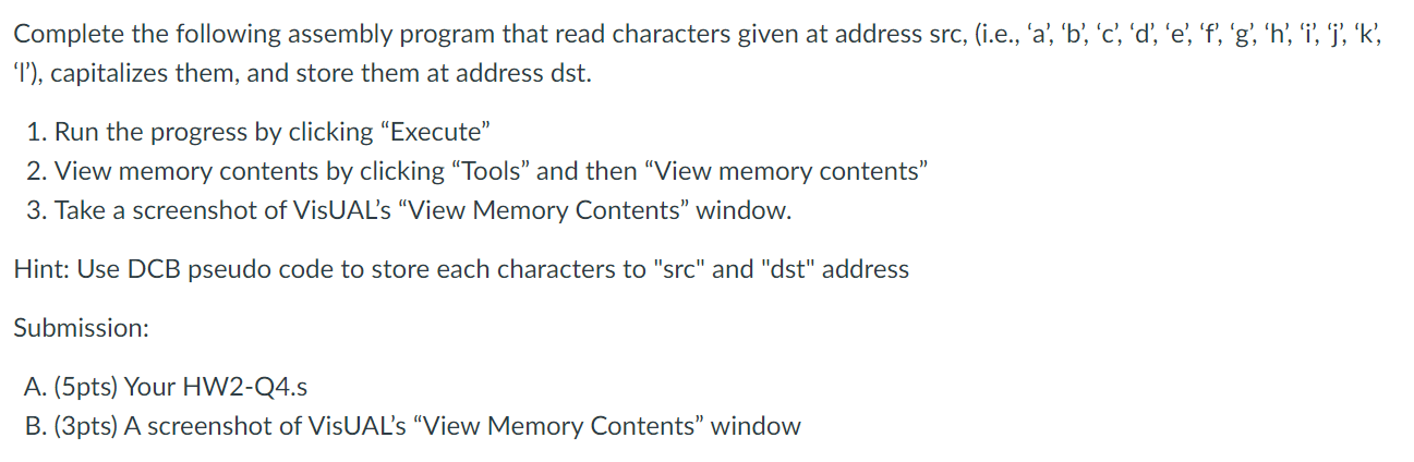 Solved Complete the following assembly program that read | Chegg.com