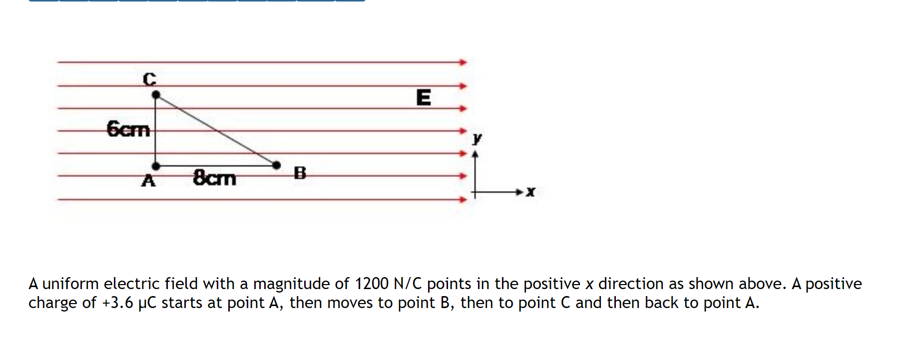 Solved 11) How much work is done by the electric field when | Chegg.com