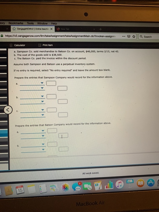 Solved ory Bookmarks Tools Window Help Oniline teachin X | Chegg.com