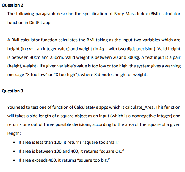Solved TUTORIAL 1 Black-Box Testing Equivalence Partitioning | Chegg.com
