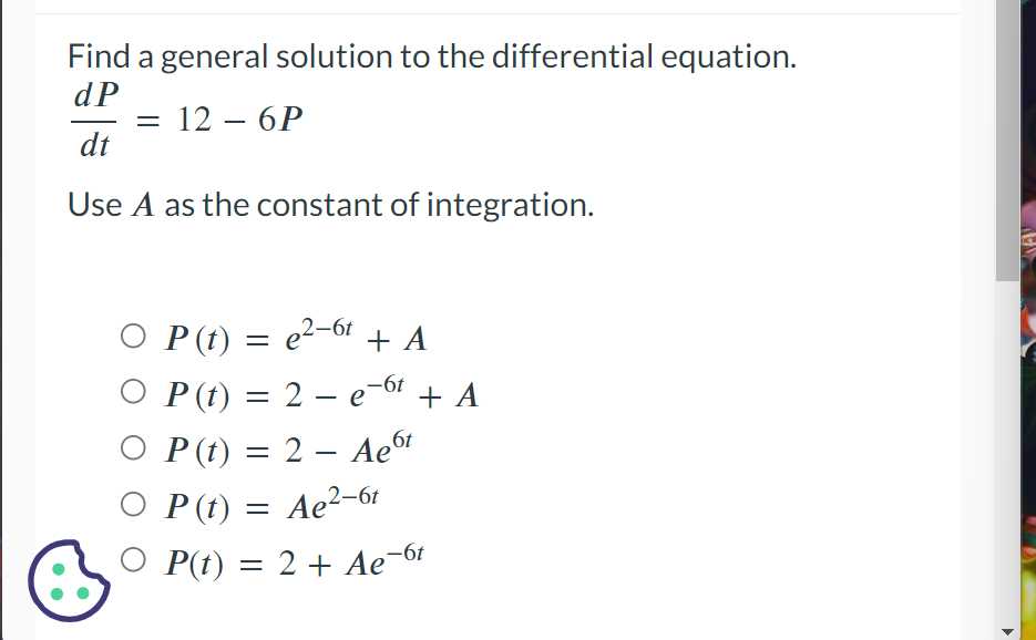Solved Find a general solution to the differential equation. | Chegg.com