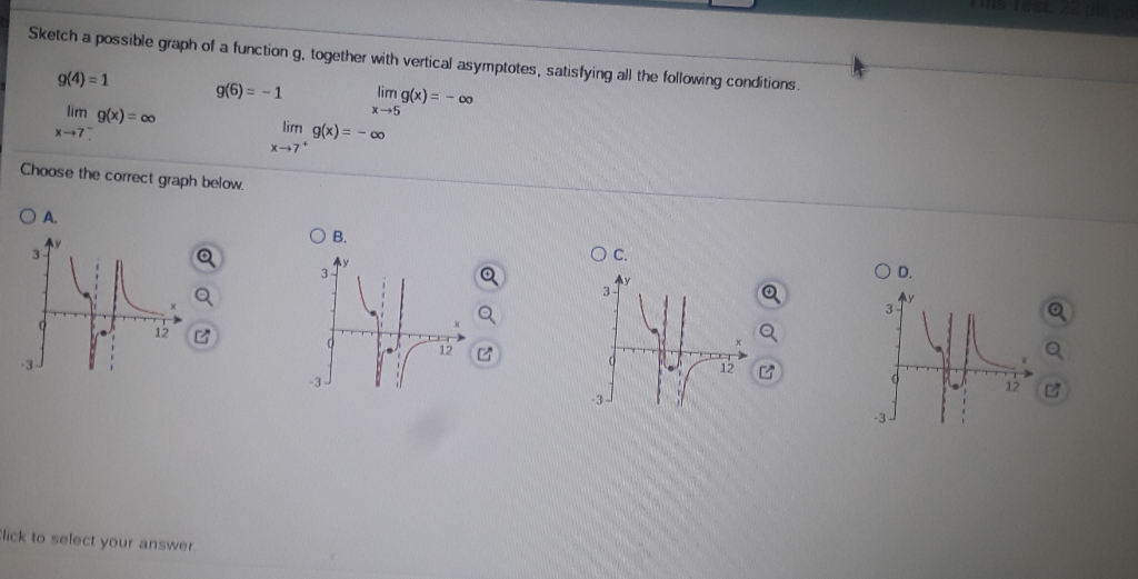 Solved Sketch a possible graph of a function g, together | Chegg.com