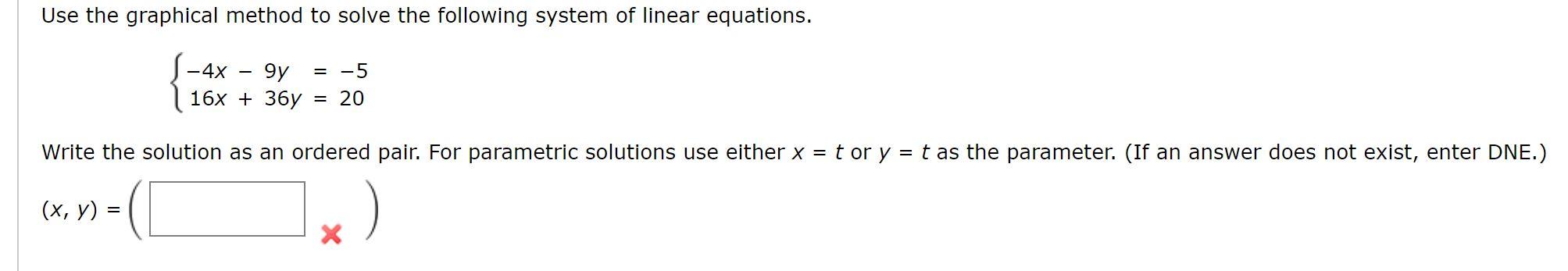 Solved Use the graphical method to solve the following | Chegg.com