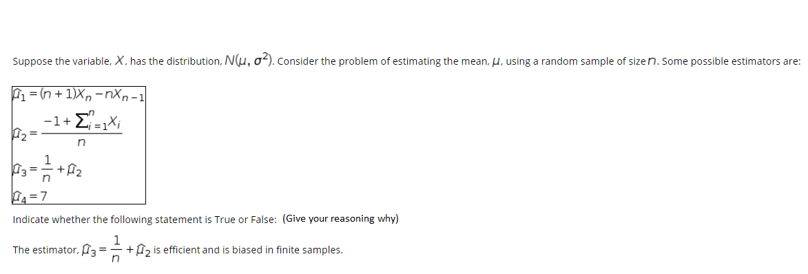Solved Suppose the variable, X, has the distribution, Nu, | Chegg.com