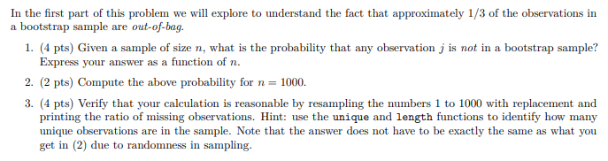 Solved In the first part of this problem we will explore to | Chegg.com