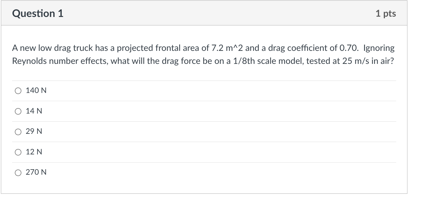 Solved A new low drag truck has a projected frontal area of | Chegg.com