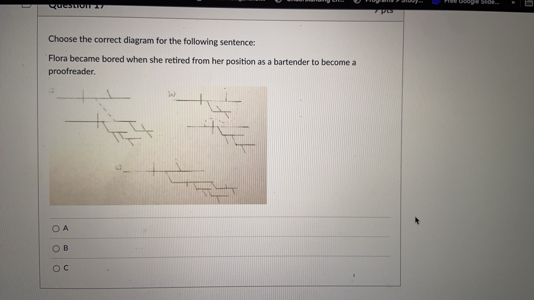 Choose the correct diagram for the following | Chegg.com