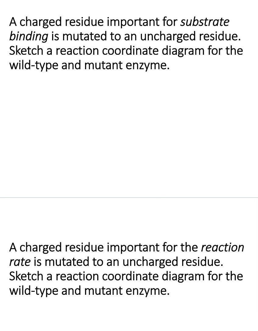 Solved A charged residue important for substrate binding is | Chegg.com