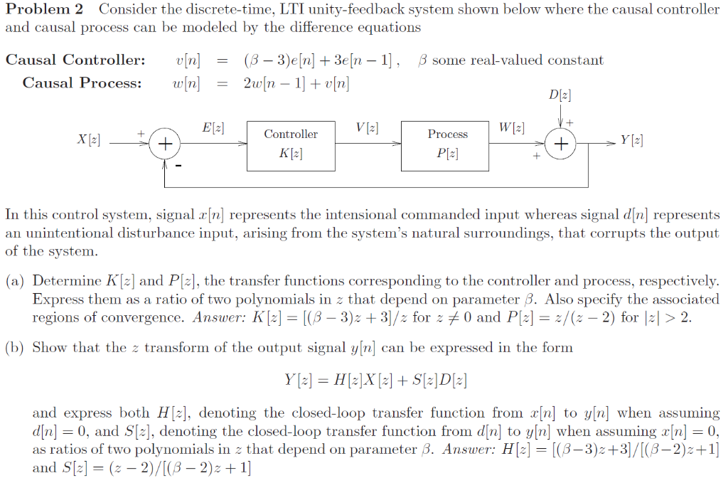 Solved Problem 2 Consider the discrete-time. LTI | Chegg.com