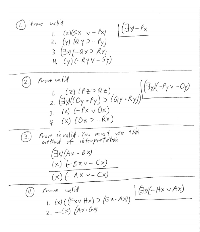 Restrictions On Quantifier Inference Rules 1 You 