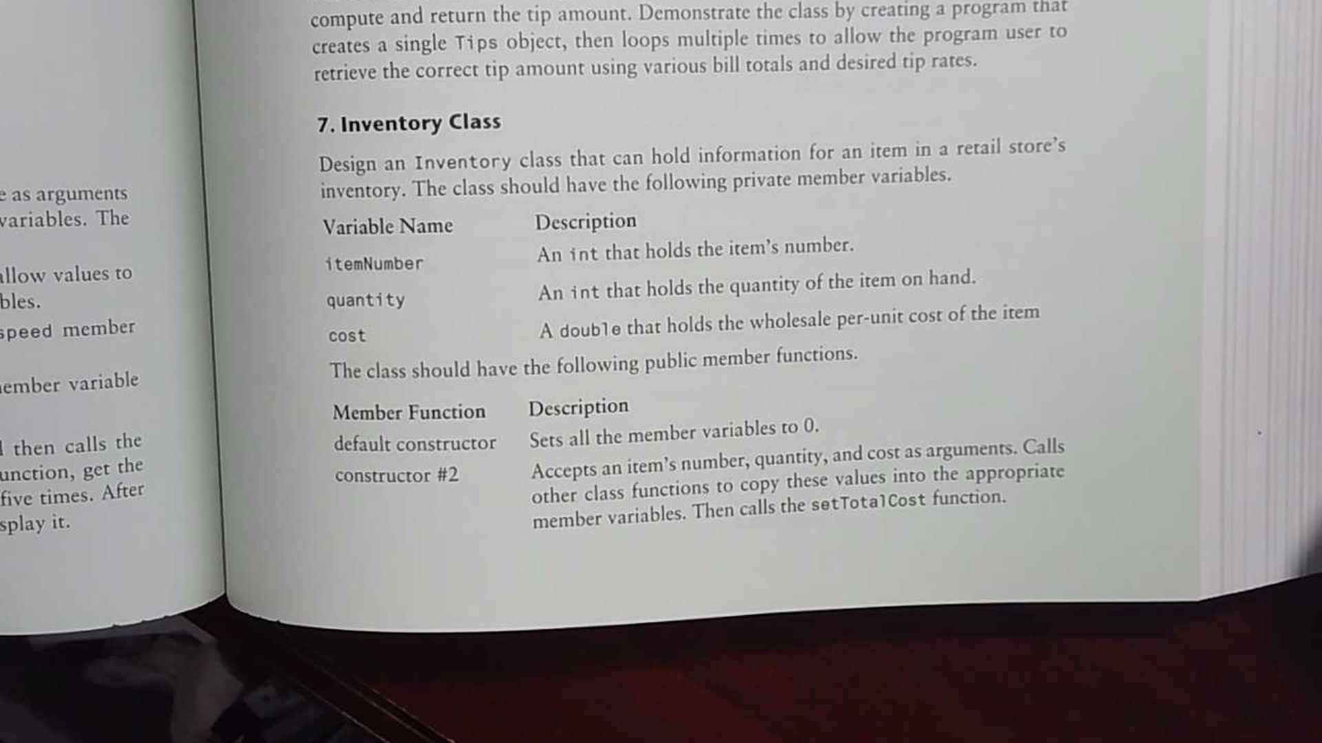 Solved 2 Chapter 7 Introduction to Classes and Objects | Chegg.com