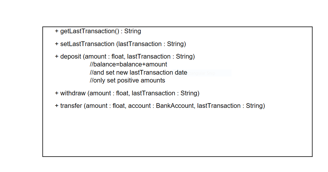 Solved In this lab you will build a BankAccount class. You | Chegg.com