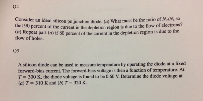 Solved Q3 Consider a GaAs pn junction with doping | Chegg.com