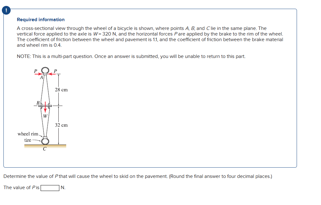 Solved 1Required informationA cross-sectional view through | Chegg.com