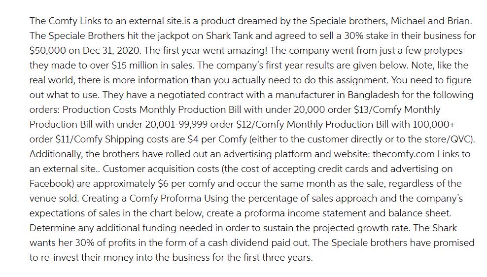Project Instructions Excel File - Download this | Chegg.com