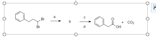 Solved 4. For the following reaction scheme, identify by | Chegg.com