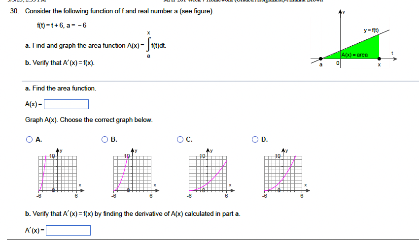 Solved Consider the following function of f and real number | Chegg.com