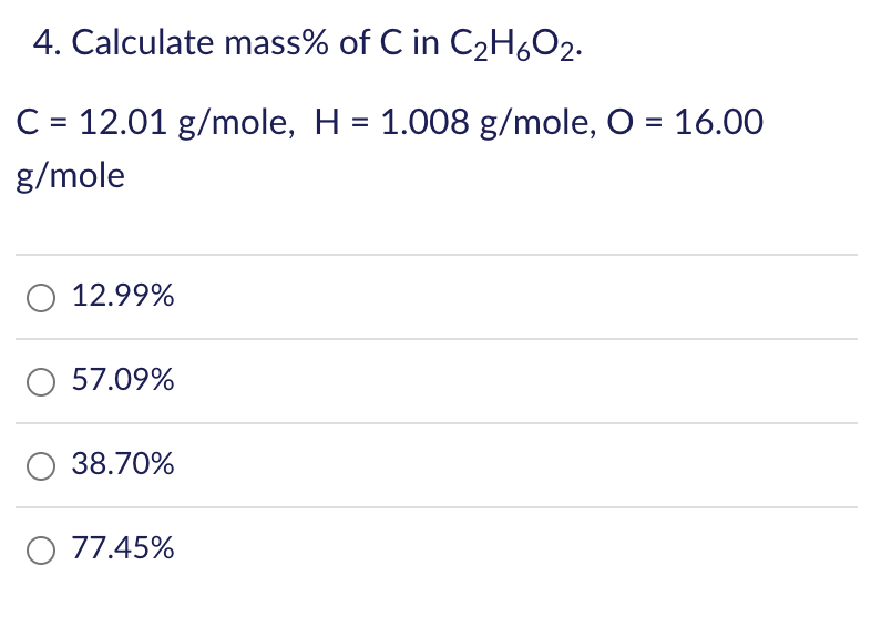 Solved 2. A concentrated hydrochloric acid solution has the | Chegg.com