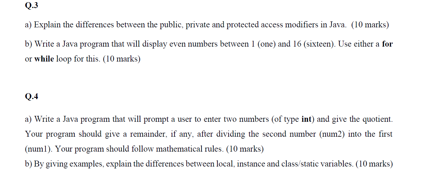 Solved a) Explain the differences between the public, | Chegg.com