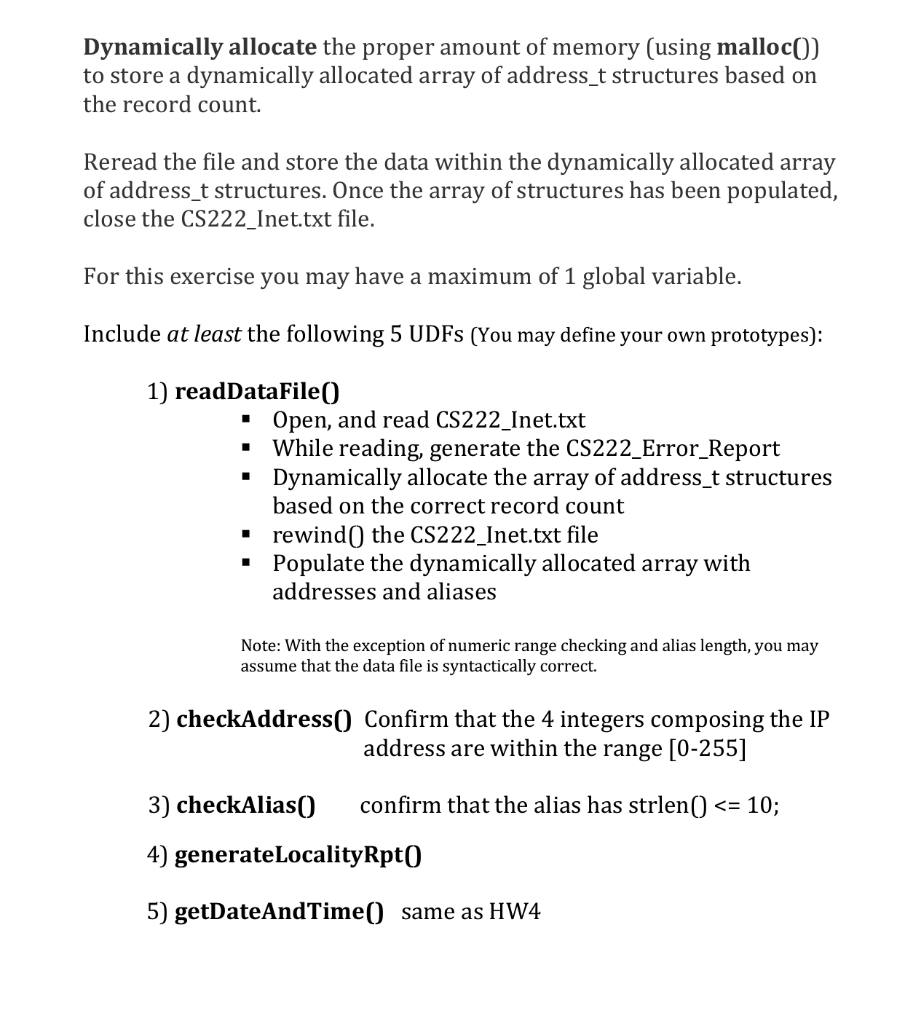 Solved Written in C language, PLEASE READ INSTRUCTIONS - one | Chegg.com