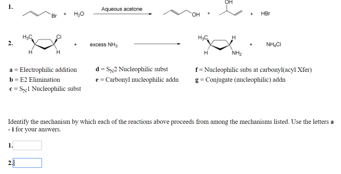 Solved Aqueous acetone Br + H2O H + + HBr H3C V y + excess | Chegg.com