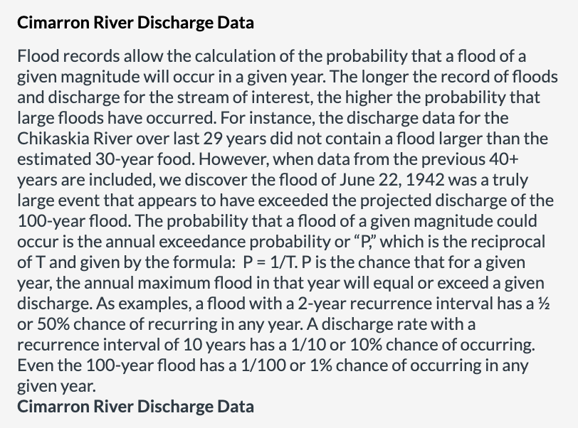 Solved Figure 7 Flood Data To Be Used To Build Flood