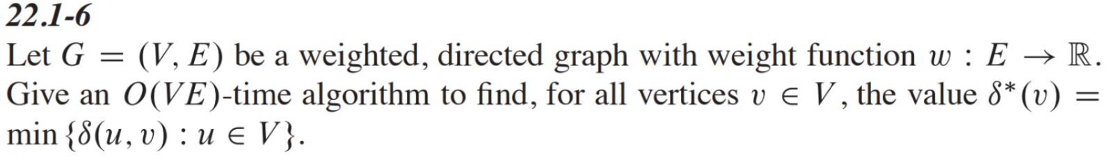 Solved Let G=(V,E) be a weighted, directed graph with weight | Chegg.com