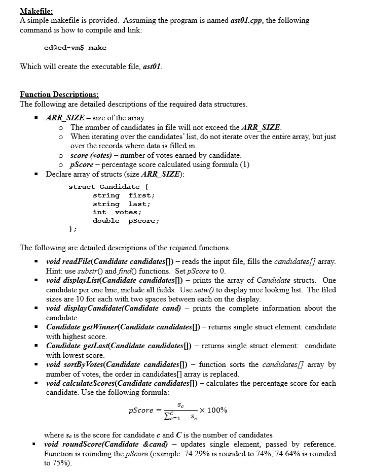 Solved CS 202 - Assignment #1 Purpose: Refresh concepts | Chegg.com