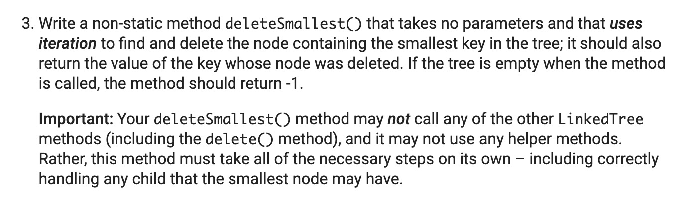 2. Write two methods that together allow a client to | Chegg.com