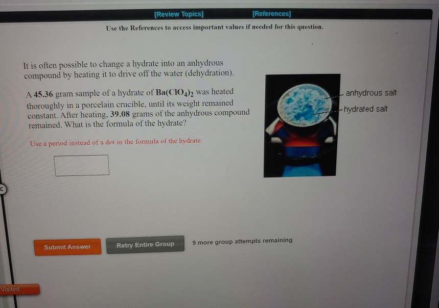 Solved [Review Topics] [References) Use the References to | Chegg.com