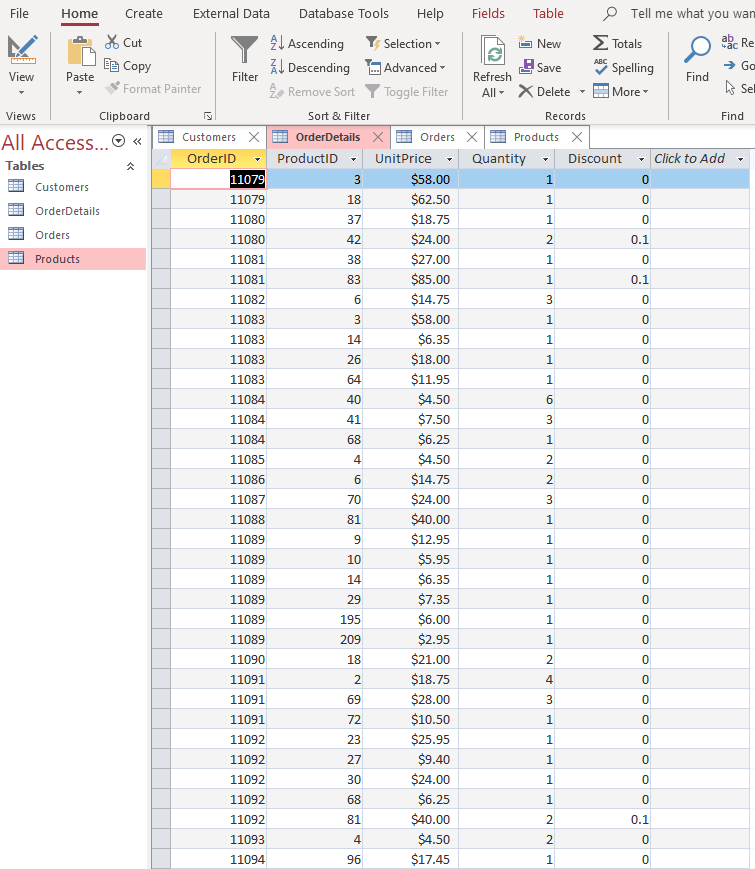 Solved *This is Microsoft Access, so the SQL needed to | Chegg.com