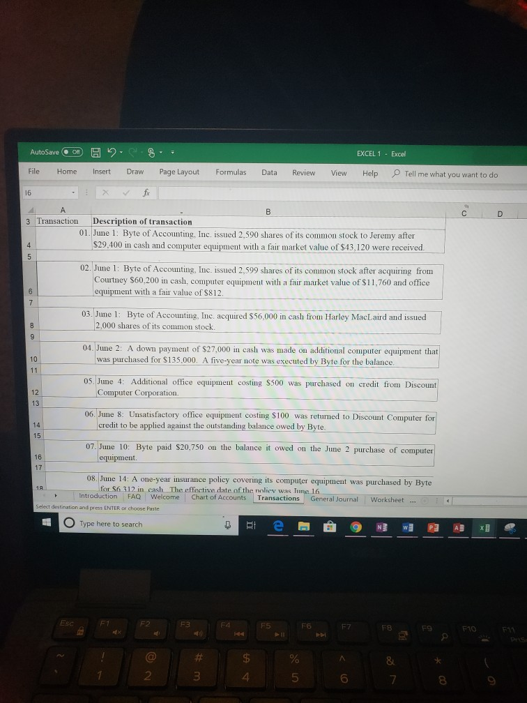 Solved AutoSave Off EXCEL 1 Excel File Home Insert Dra Page | Chegg.com