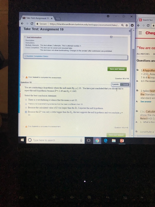 Solved -Talen Test Assignment 19 C Search Text Secure | Chegg.com