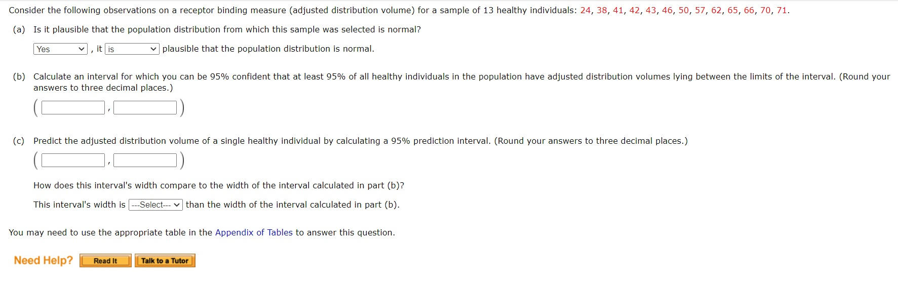 Solved Consider the following observations on a receptor | Chegg.com