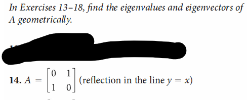 Solved In Exercises 13-18, find the eigenvalues and | Chegg.com