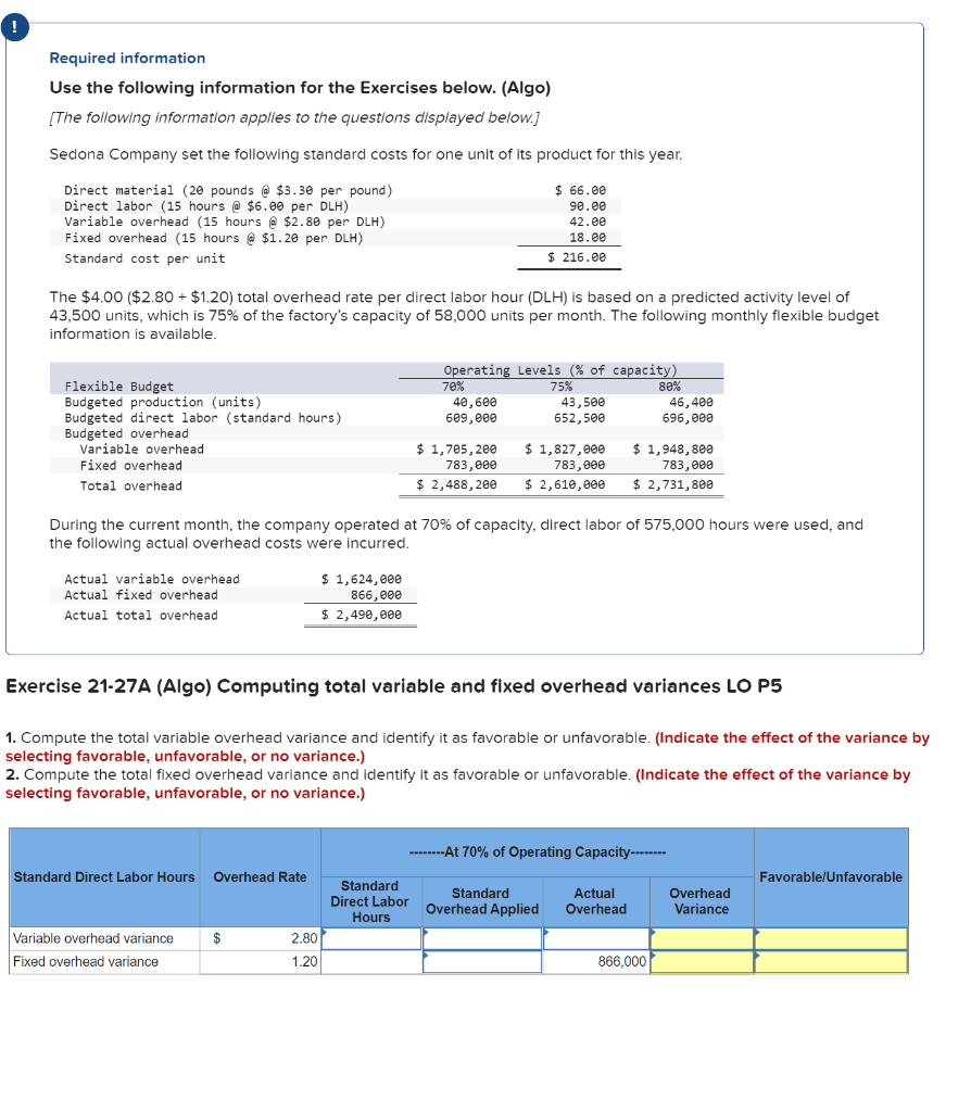 Solved Required information Use the following information | Chegg.com
