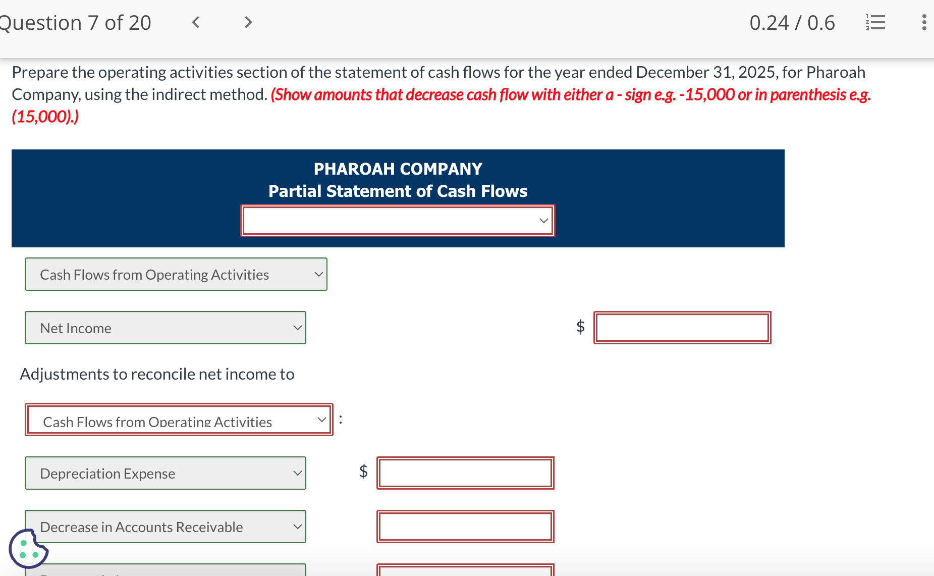 [Solved]: The income statement of Pharoah Company is shown