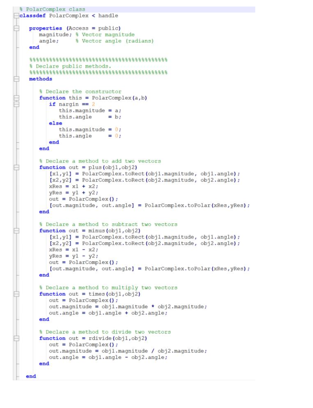Solved PolarComplex class assdef PolarComplex
