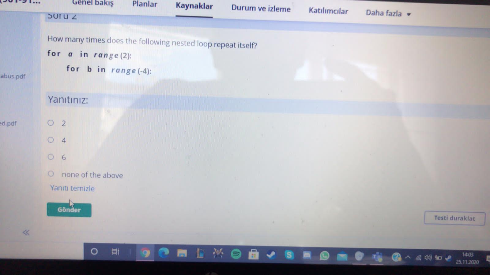 Solved how many times does the following nested loop repeat | Chegg.com