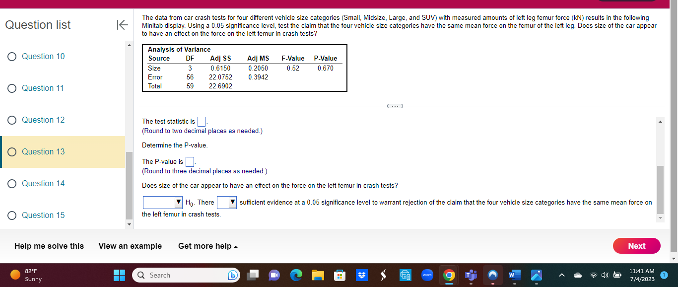 Solved Question list Question 10 Question 11 Question 12 | Chegg.com