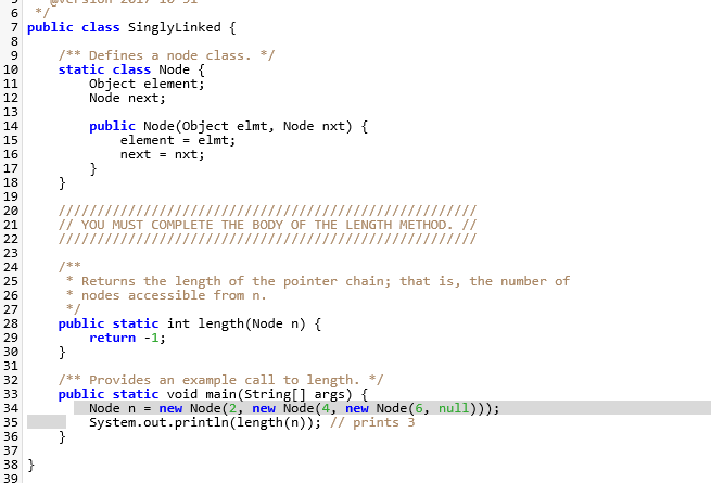 Solved 7 Public Class Singlylinked 8 Defines An Ode Class 2883