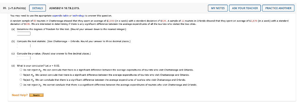 Solved [ −11.6 Points ] ASWSBE14 10.TB.2.013. You may need | Chegg.com