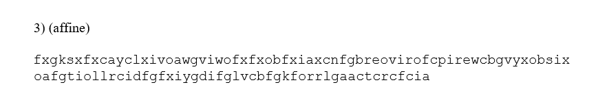 Solved can you please decrypt this using affine cipher and | Chegg.com