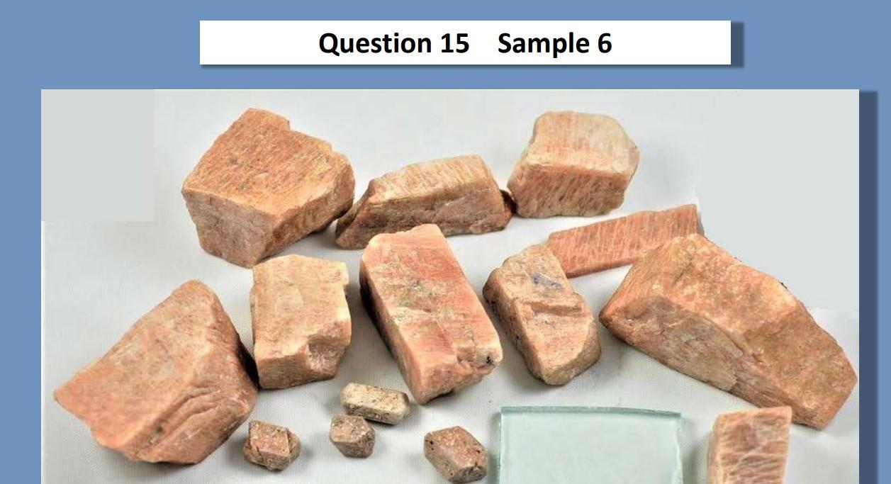 Solved Sample Luster Hardness Cleavage Streak Color and | Chegg.com