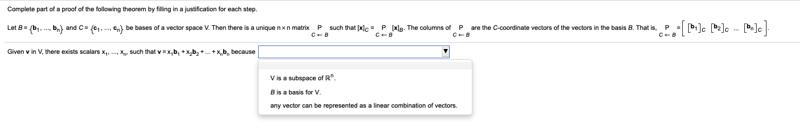 Solved Complete part of a proof of the following theorem by | Chegg.com