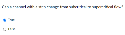 Solved Why are sills installed in a sub-critical channel? To | Chegg.com