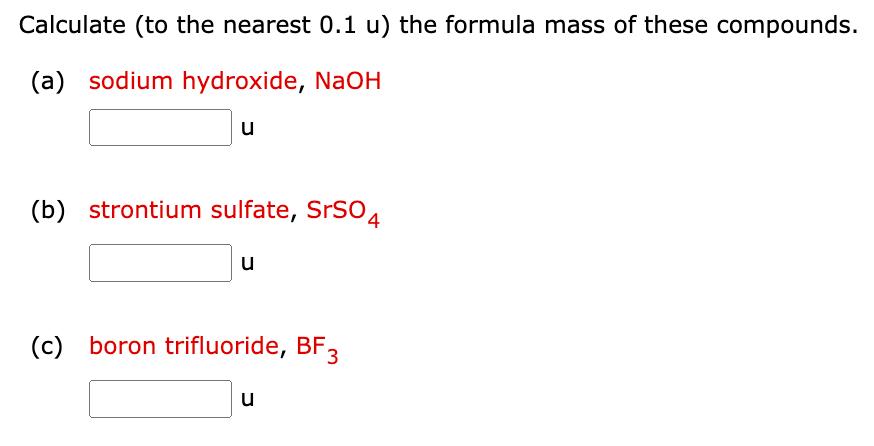 Solved Determine the percentage by mass of each element in | Chegg.com