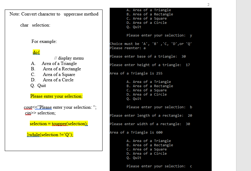 Solved Using do ... while loop to develop a C++ program that | Chegg.com