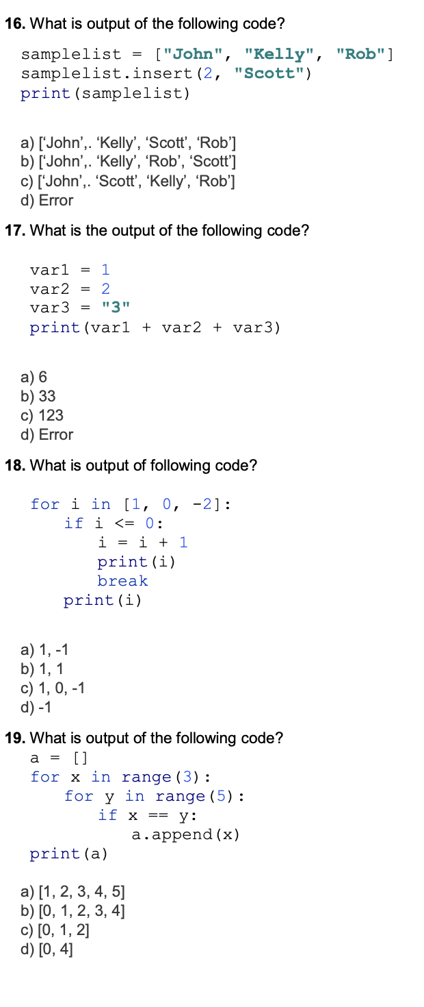 Solved 11. What is value of x if below script is executed? | Chegg.com