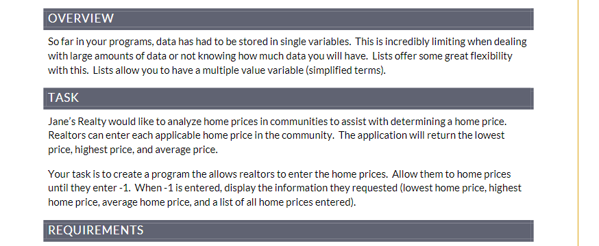 Solved This is an beginners programming class, so try not to | Chegg.com